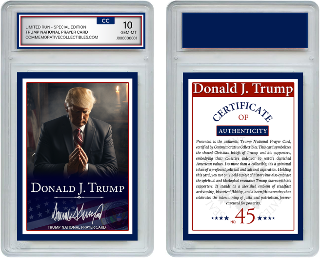 Trump National Prayer Card – Patriot Powered Products