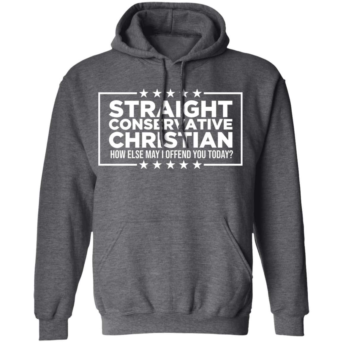 Straight Conservative Christian Pullover Hoodie – Patriot Powered Products