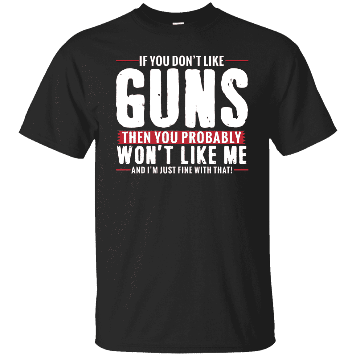 Pro Gun Shirt - If You Don't Like Guns You Won't Like Me Tee – Patriot ...