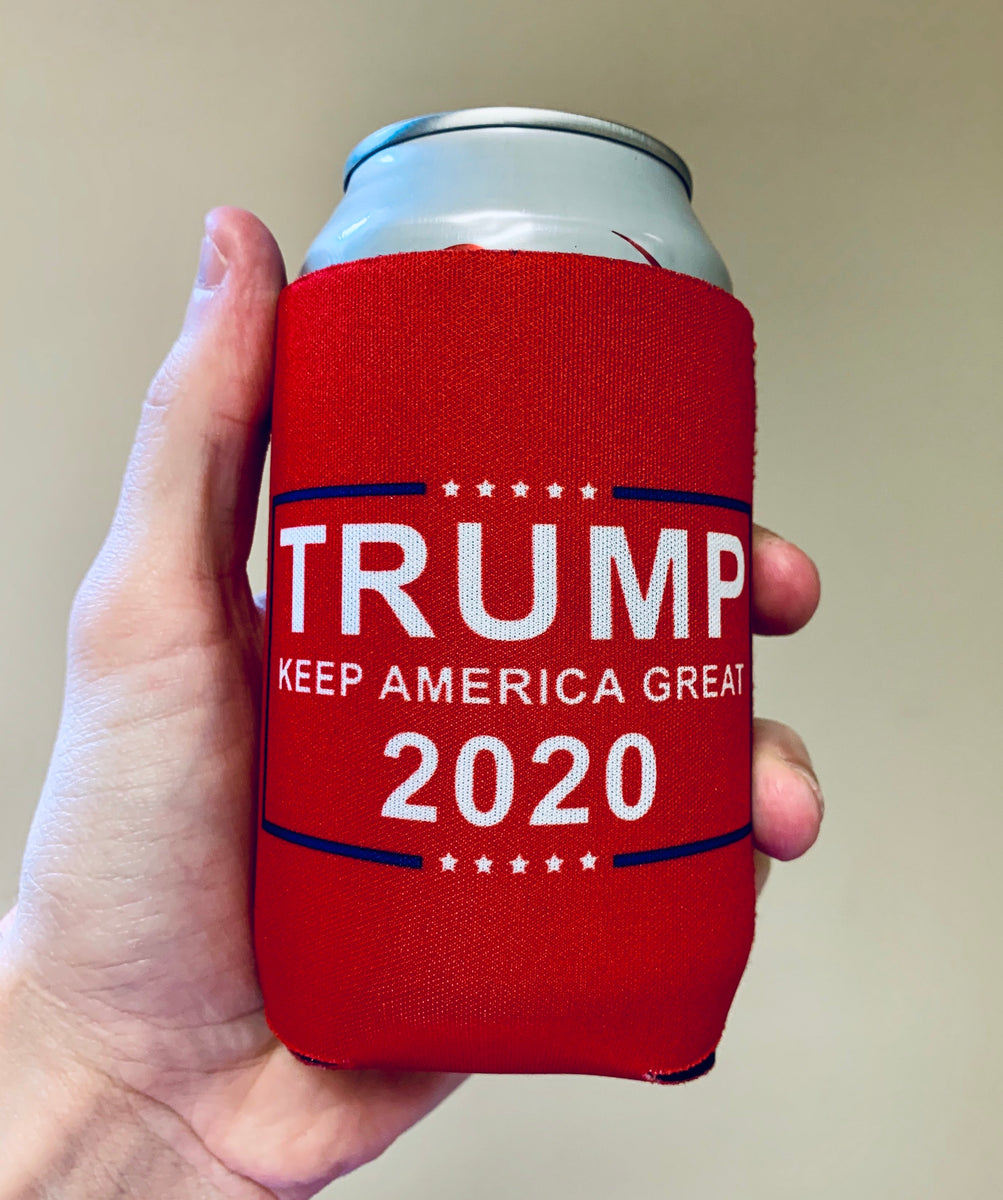 Red Trump 2020 Drink Koozie – Patriot Powered Products