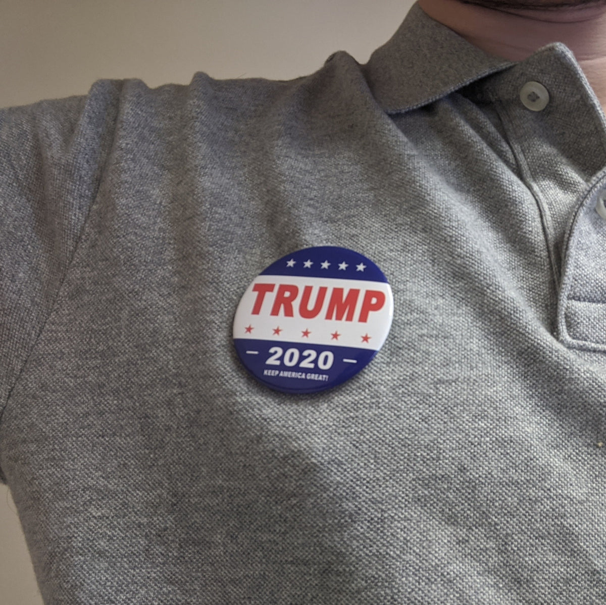 Classic Trump 2020 Button – Patriot Powered Products