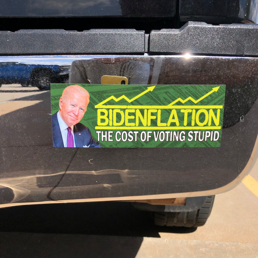Bidenflation Bumper Sticker – Patriot Powered Products