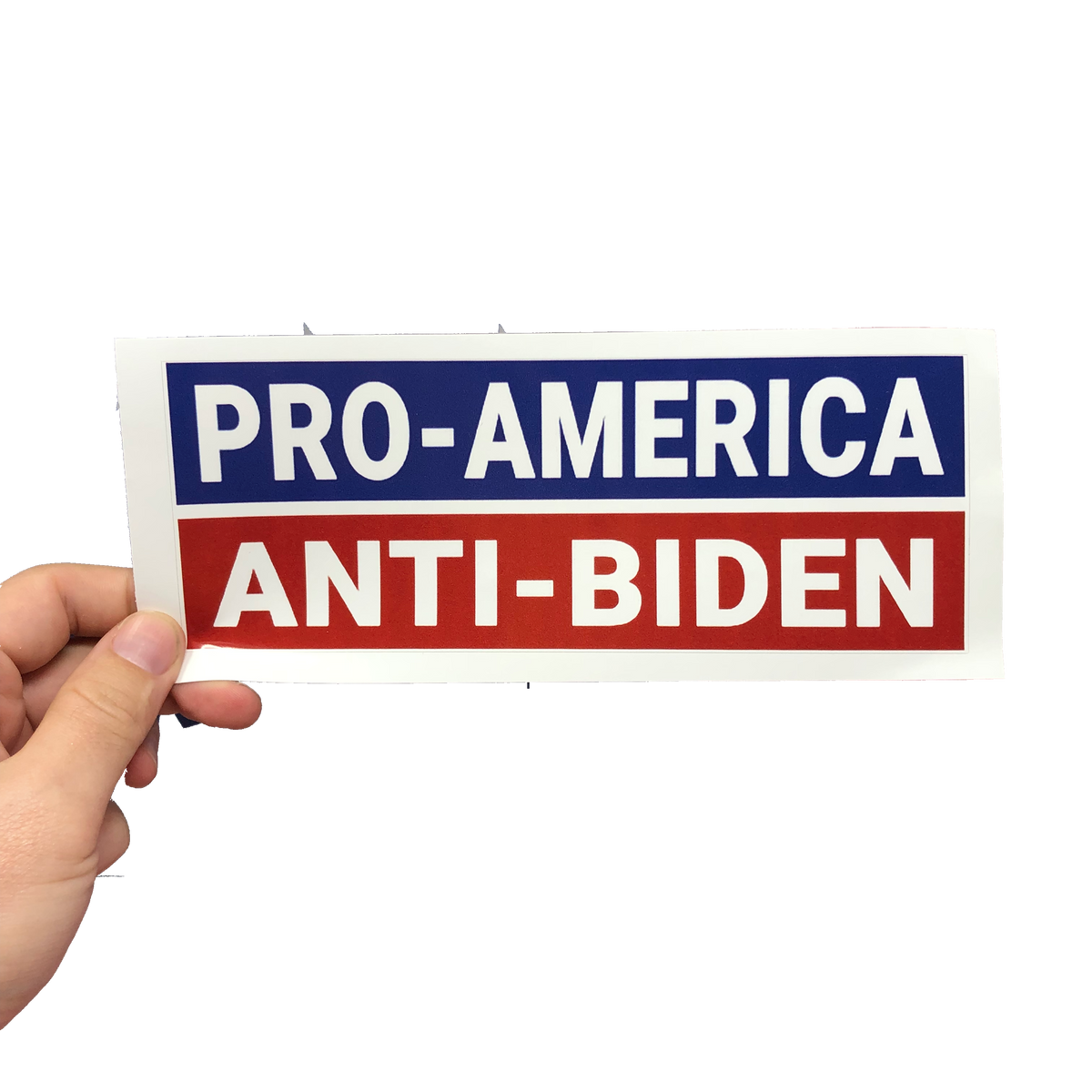 Anti-Biden, Pro-America Sticker – Patriot Powered Products