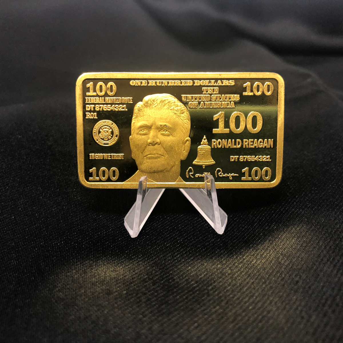 Ronald Reagan $100 Gold Bar – Patriot Powered Products