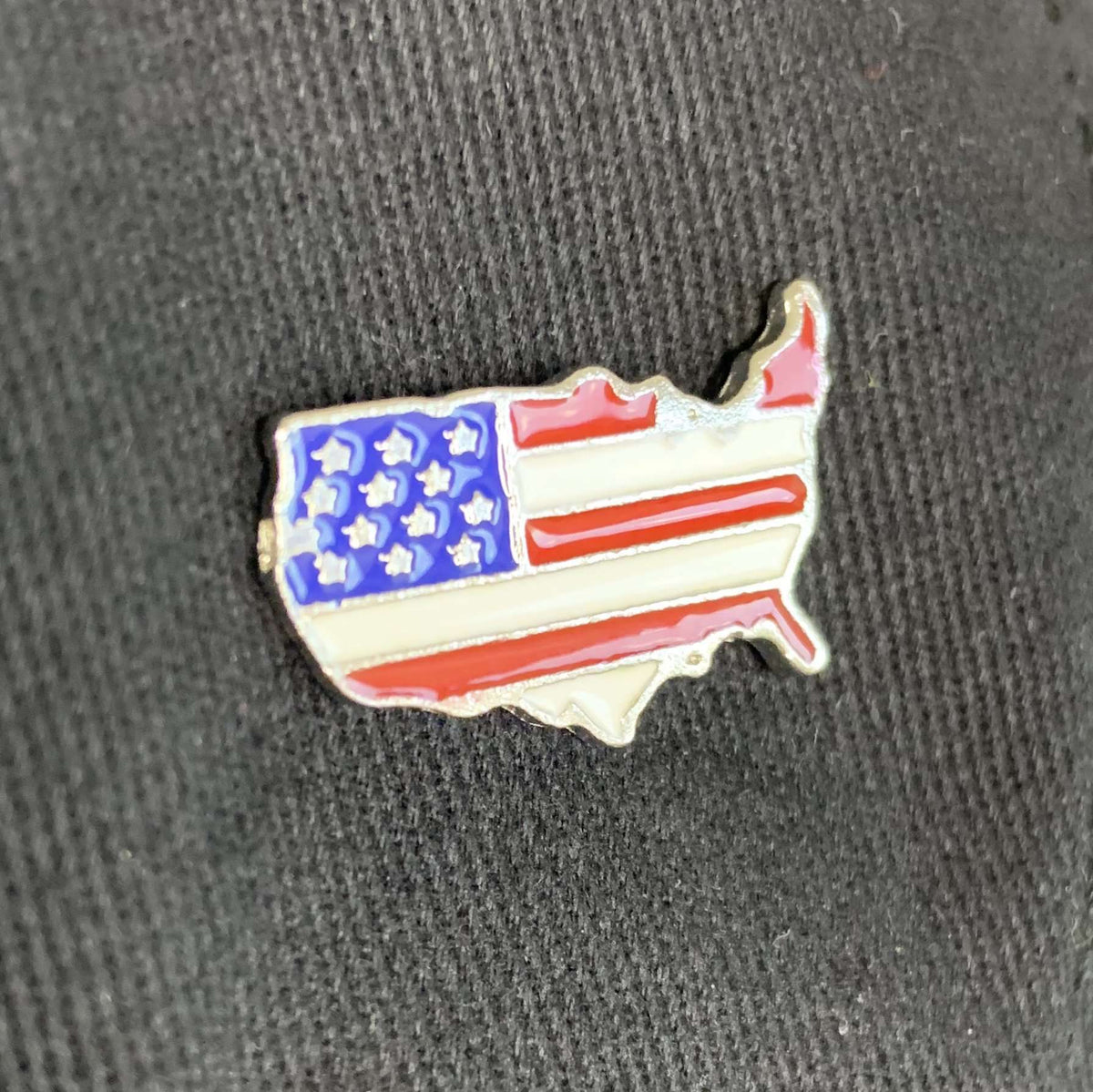 USA Shaped Flag Lapel Pin – Patriot Powered Products