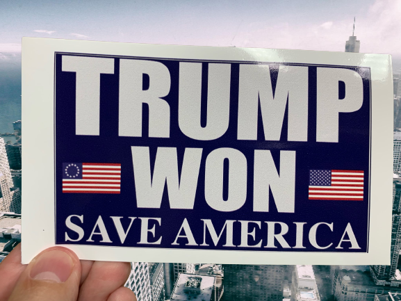 Trump WON! Election Bumper Sticker – Patriot Powered Products
