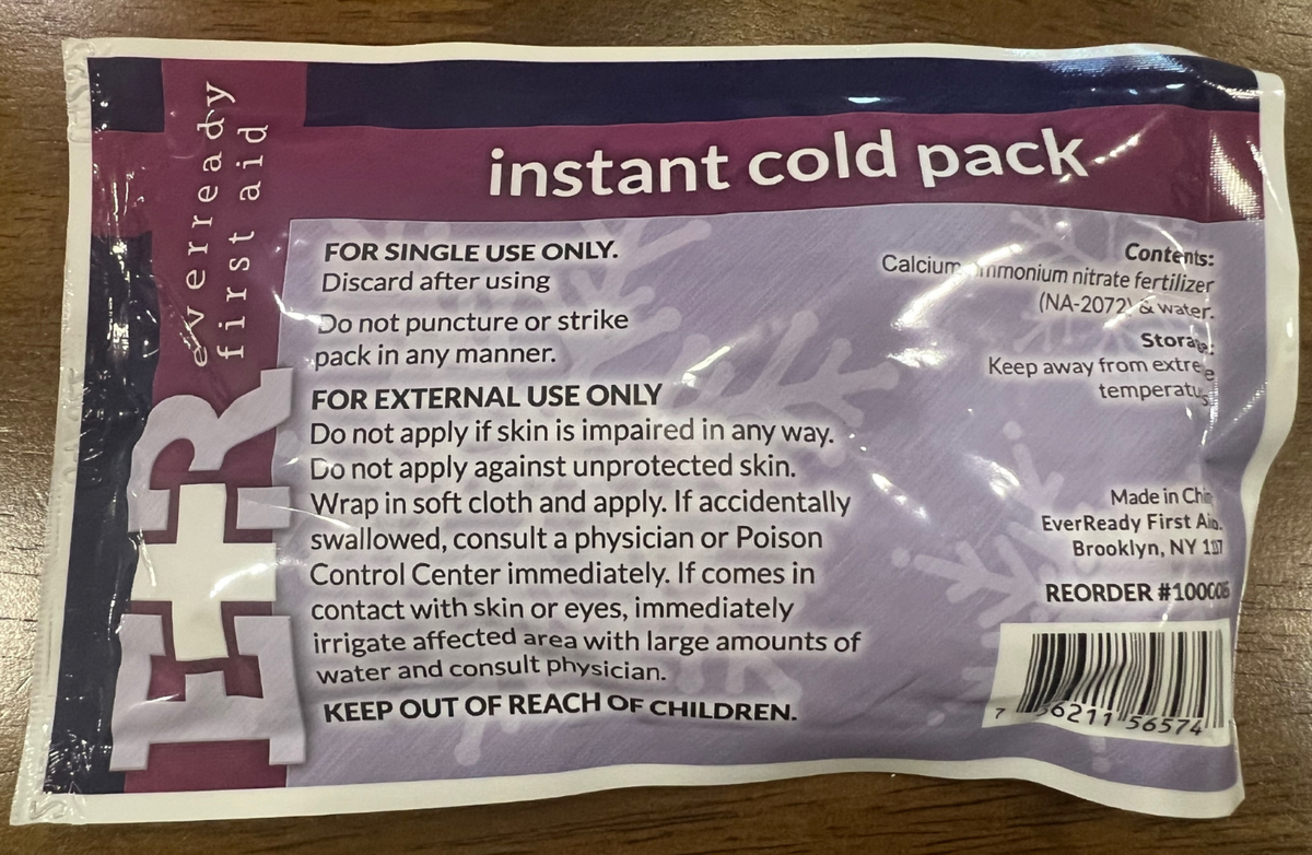 Instant Disposable Ice Packs – Patriot Powered Products