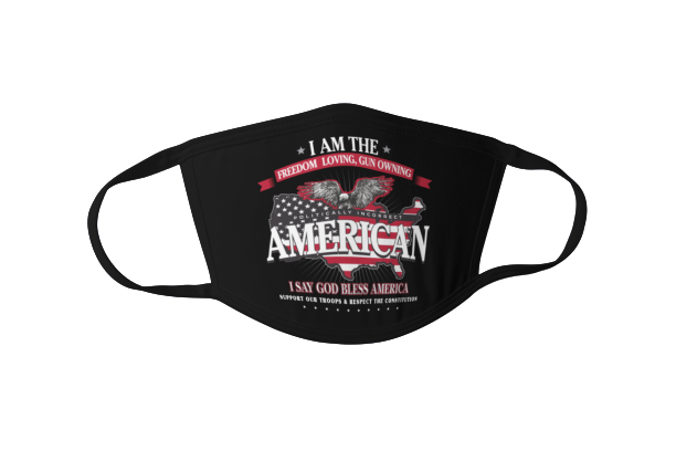 Freedom Loving American Mask – Patriot Powered Products