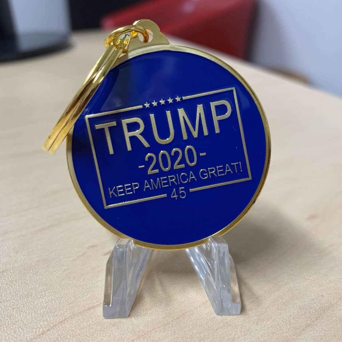 Trump 2020 'Keep America Great' Gold Plated Keychain – Patriot Powered ...